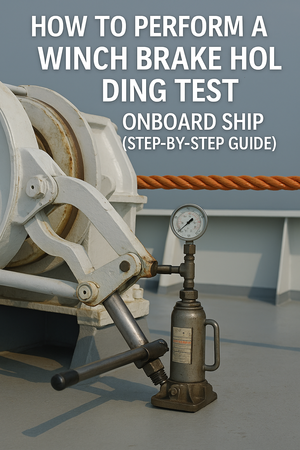 How to Perform a Winch Brake Holding Test Onboard Ship (Step-by-Step ...