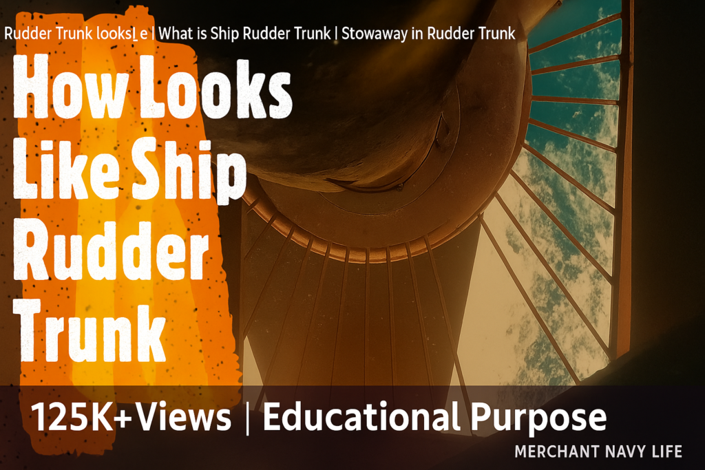 Rudder Trunk on Ships – Hidden Area Where Stowaways Can Hide - Merchant ...